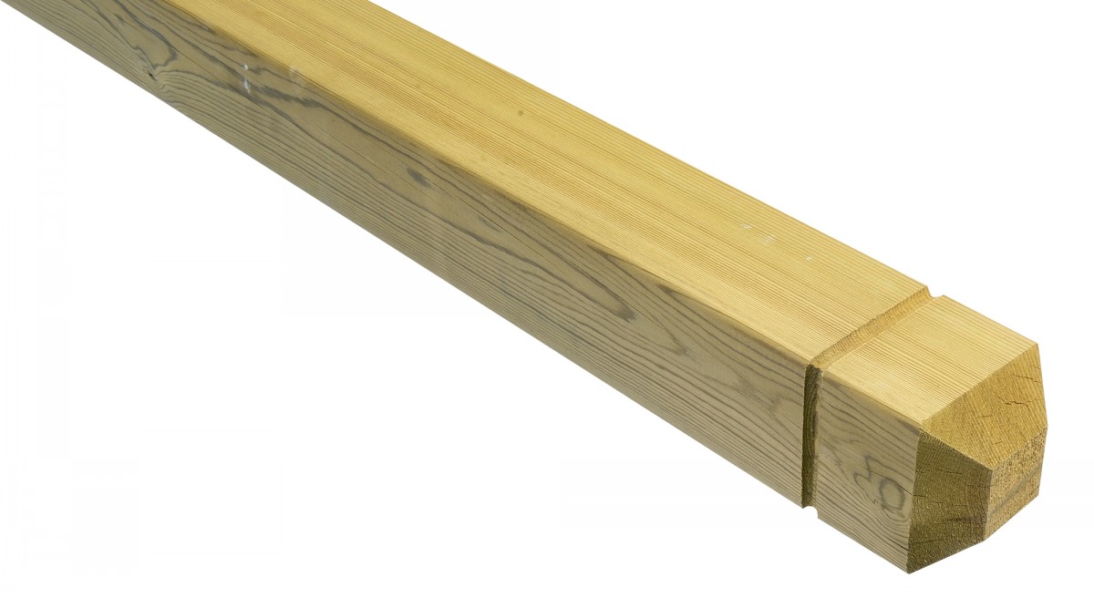 1.25m x 83 x 83 Deck Post | Earnshaws Fencing Centres