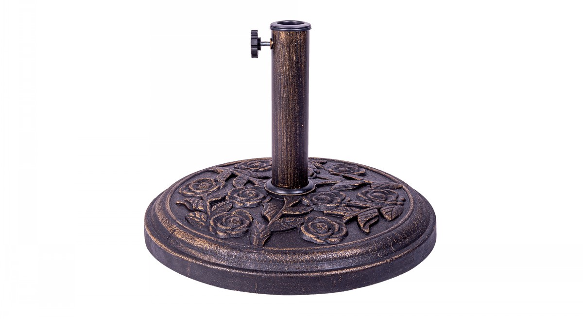 Cast Iron Effect Parasol Base 9kg | Earnshaws Fencing Centres