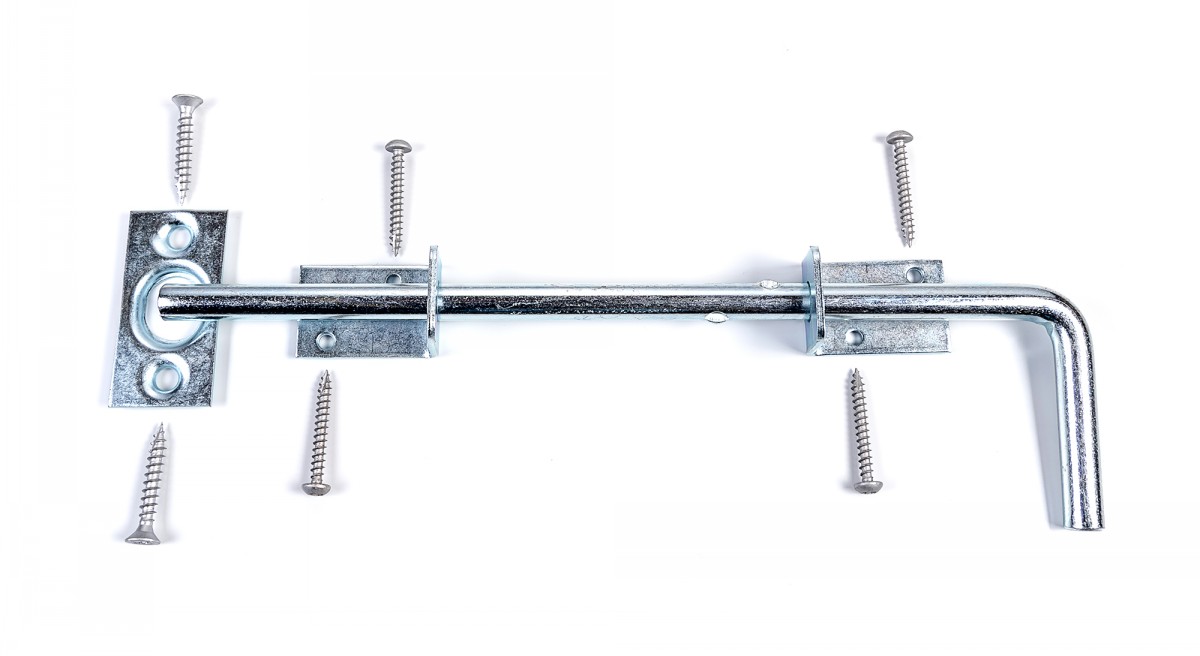 Cane Bolt 12"Galv Inc Screws | Earnshaws Fencing Centres