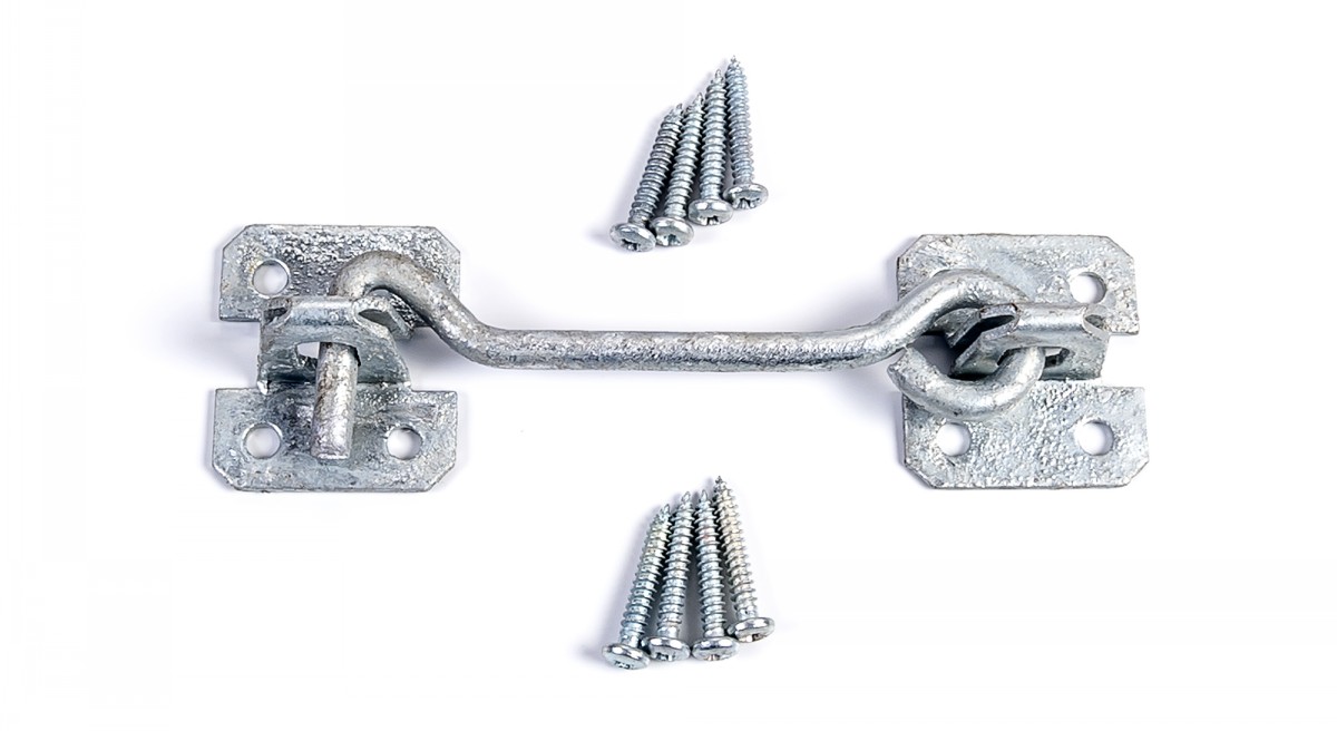 4" Cabin Hook Galv | Earnshaws Fencing Centres