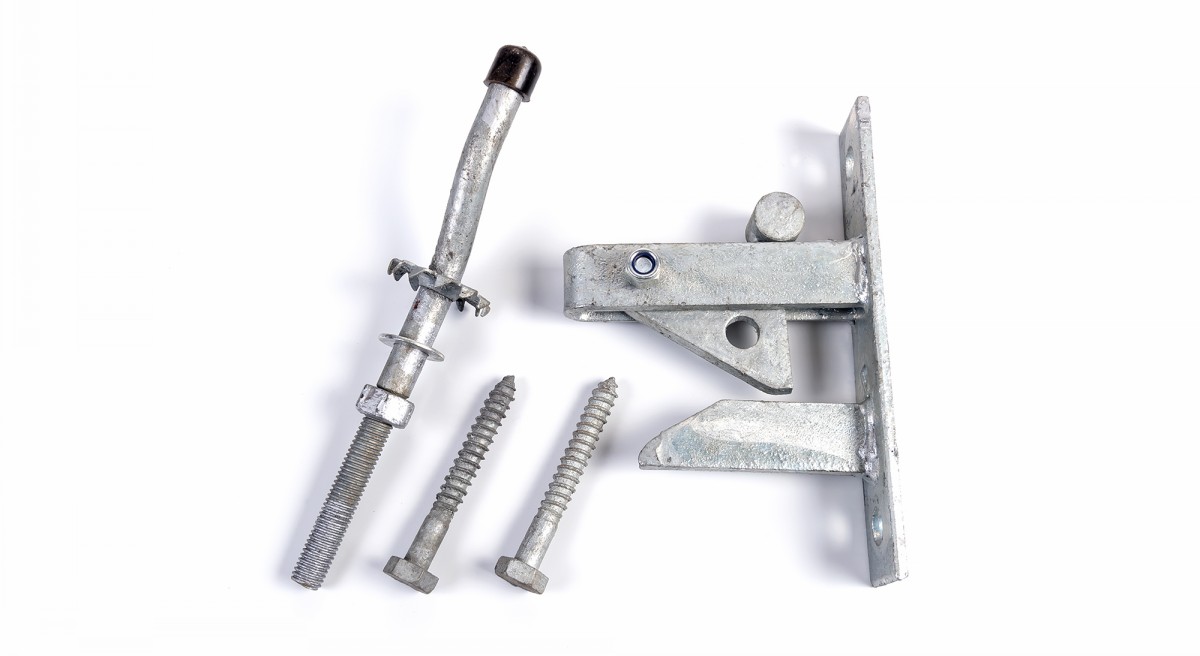 Fieldgate Heavy Auto Catch Set Galv | Earnshaws Fencing Centres