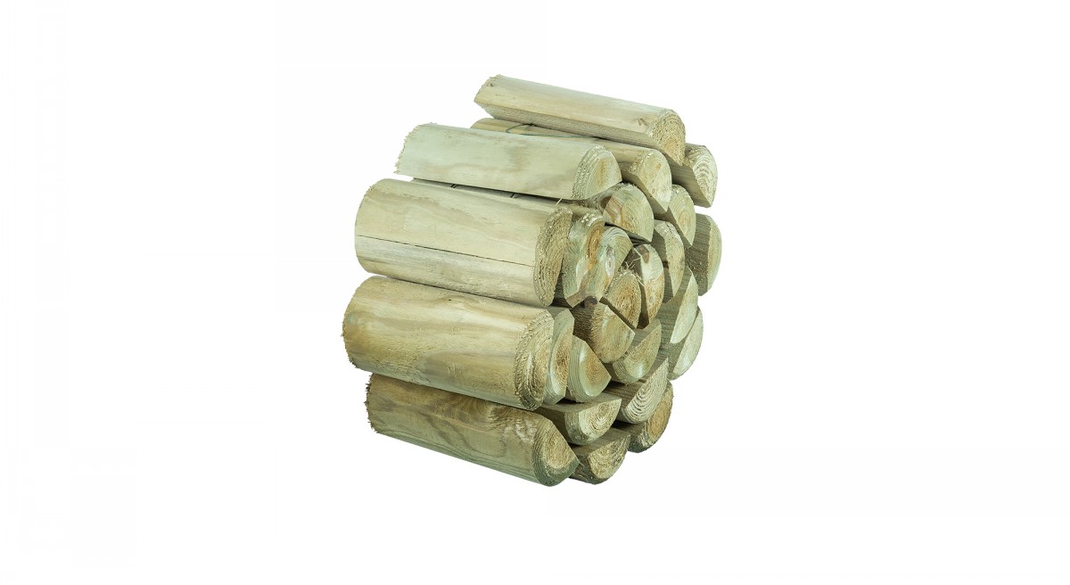 150mm x 1.8m Log Roll | Earnshaws Fencing Centres