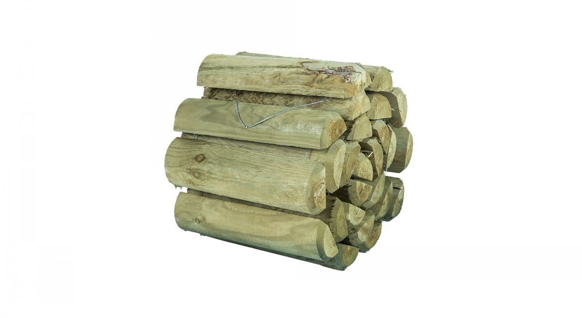 225mm x 1.8m Log Roll | Earnshaws Fencing Centres