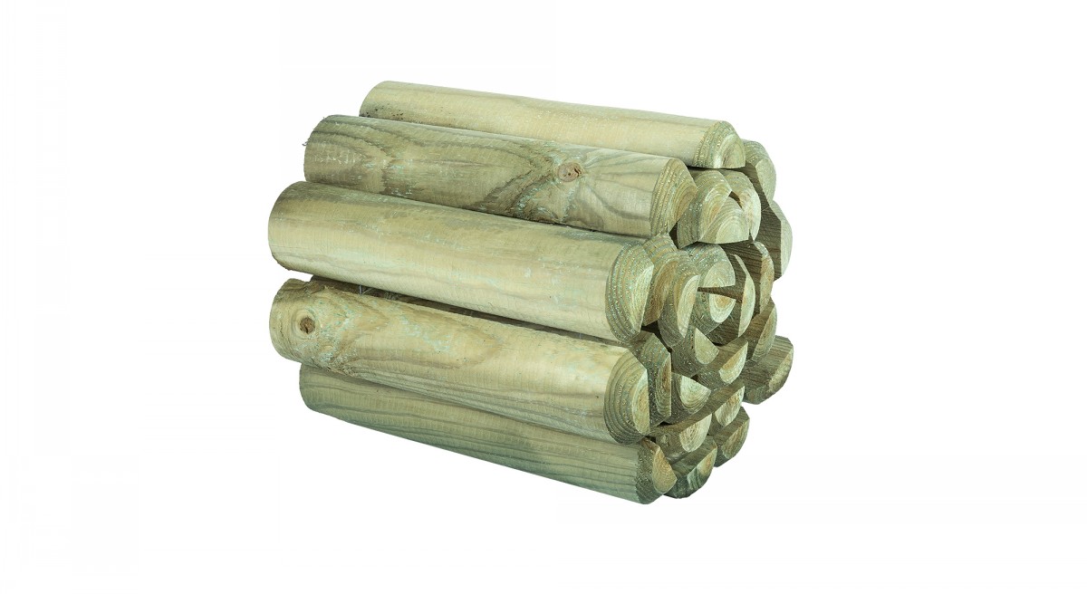 300mm x 1.8m Log Roll | Earnshaws Fencing Centres