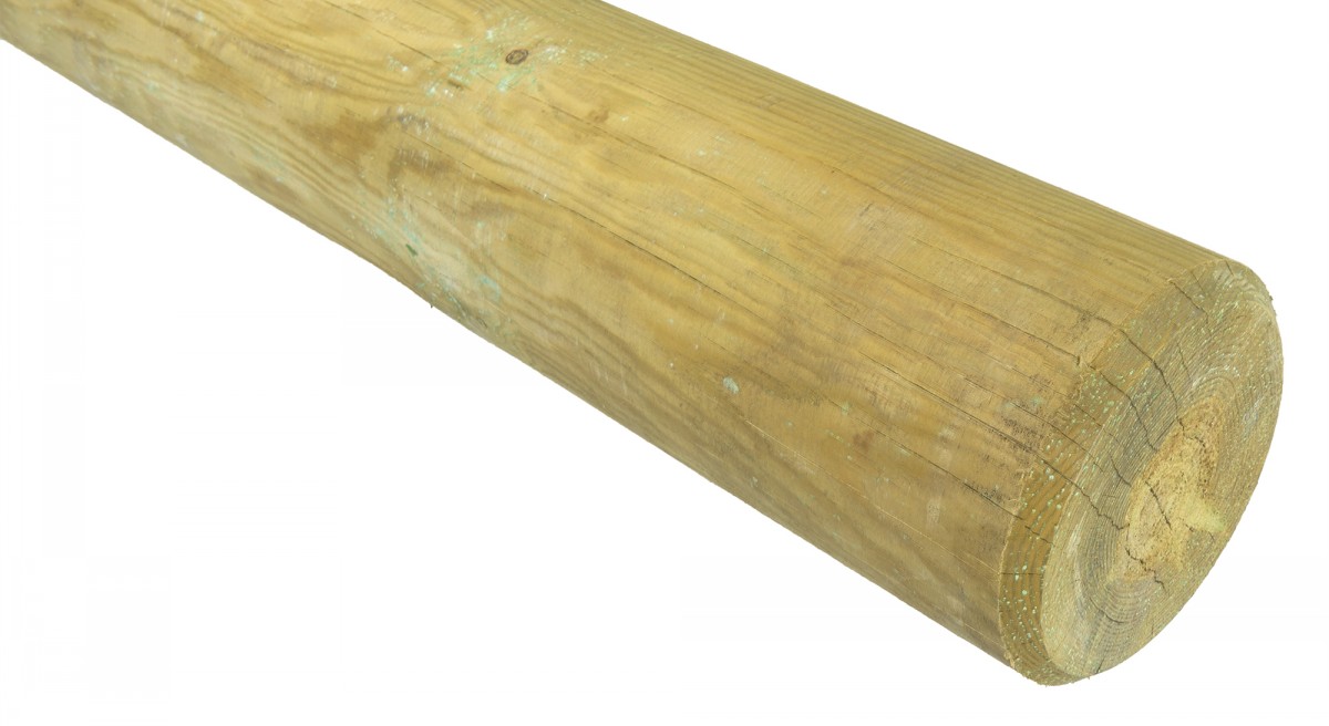 3.6m x 150mm dia Machine Round | Earnshaws Fencing Centres