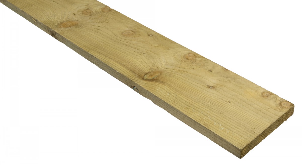 3.6m x 150 x 22 Rail Treated | Earnshaws Fencing Centres