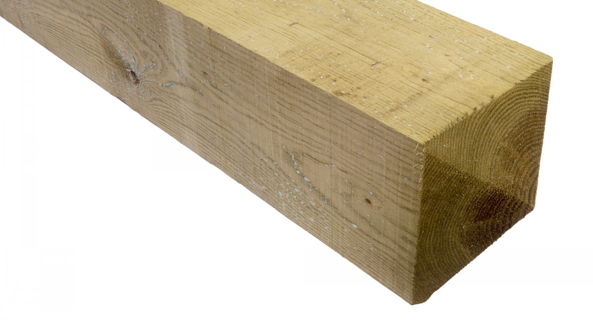 Timber Gate Posts 175 x 175 Gate Post | Earnshaws Fencing Centres