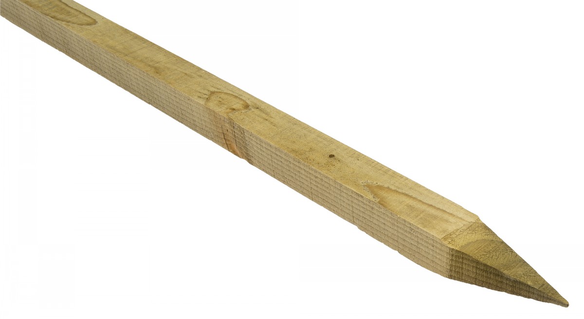 Timber Pegs 47 x 47 Pointed | Earnshaws Fencing Centres