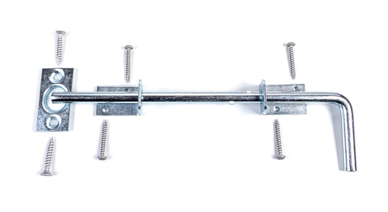 Cane Bolt 12"Galv Inc Screws | Earnshaws Fencing Centres