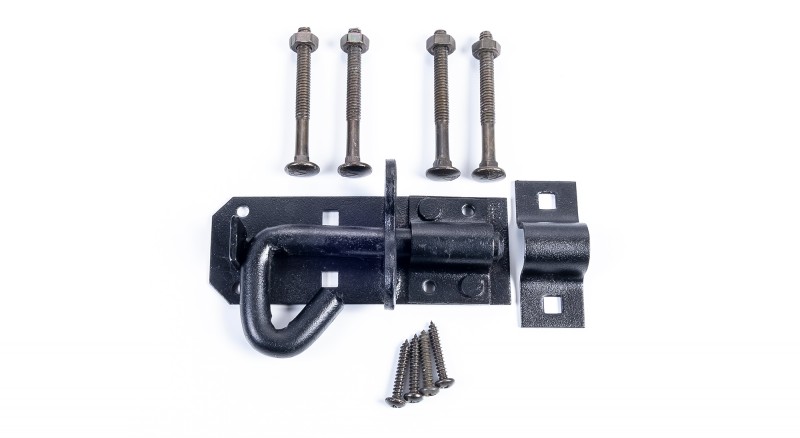 4" Brenton Bolt Black | Earnshaws Fencing Centres