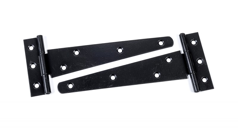 6" T Hinge Black | Earnshaws Fencing Centres