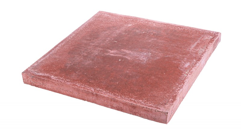 Eco Smooth Paving - Red 450x450mm | Earnshaws Fencing Centres