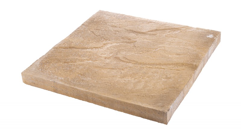 Value Riven Paving - Buff Stone 450x450mm | Earnshaws Fencing Centres