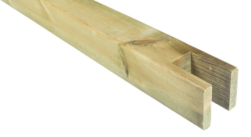 2.7m x 95 x 95 Pergola Slotted Post | Earnshaws Fencing Centres