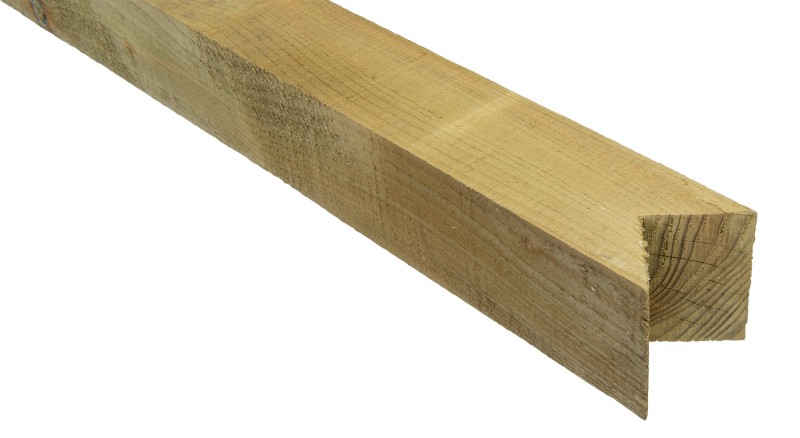 Birdmouth Posts 100 x 100 | Earnshaws Fencing Centres