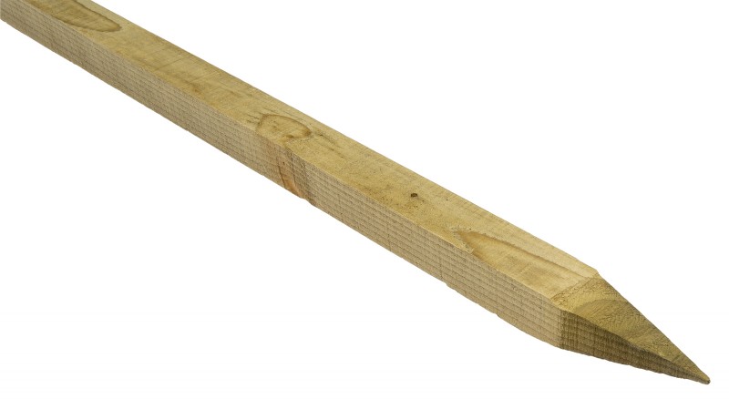 Timber Pegs 47 x 47 Pointed | Earnshaws Fencing Centres