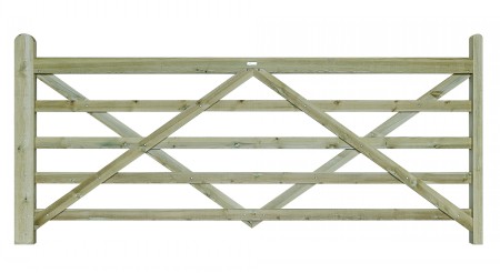 12ft Field Gate Treated | Earnshaws Fencing Centres