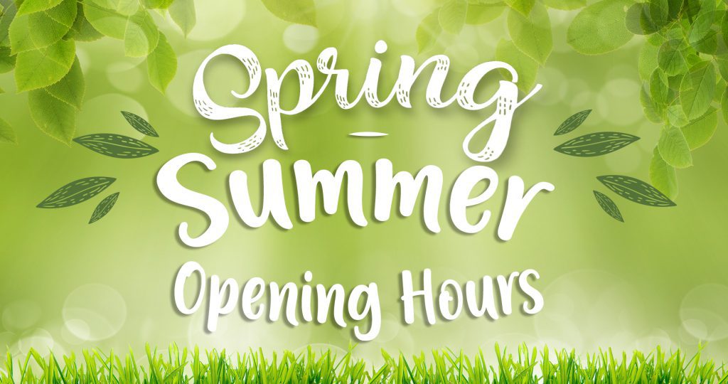 Spring-Summer Opening Hours 2021 | Latest | Earnshaws
